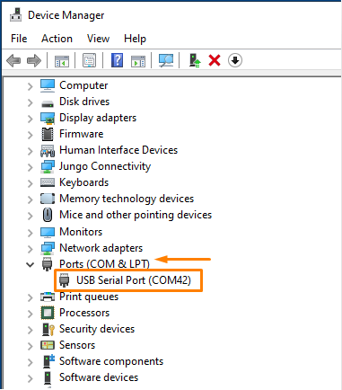 COM Port Scanner Setup