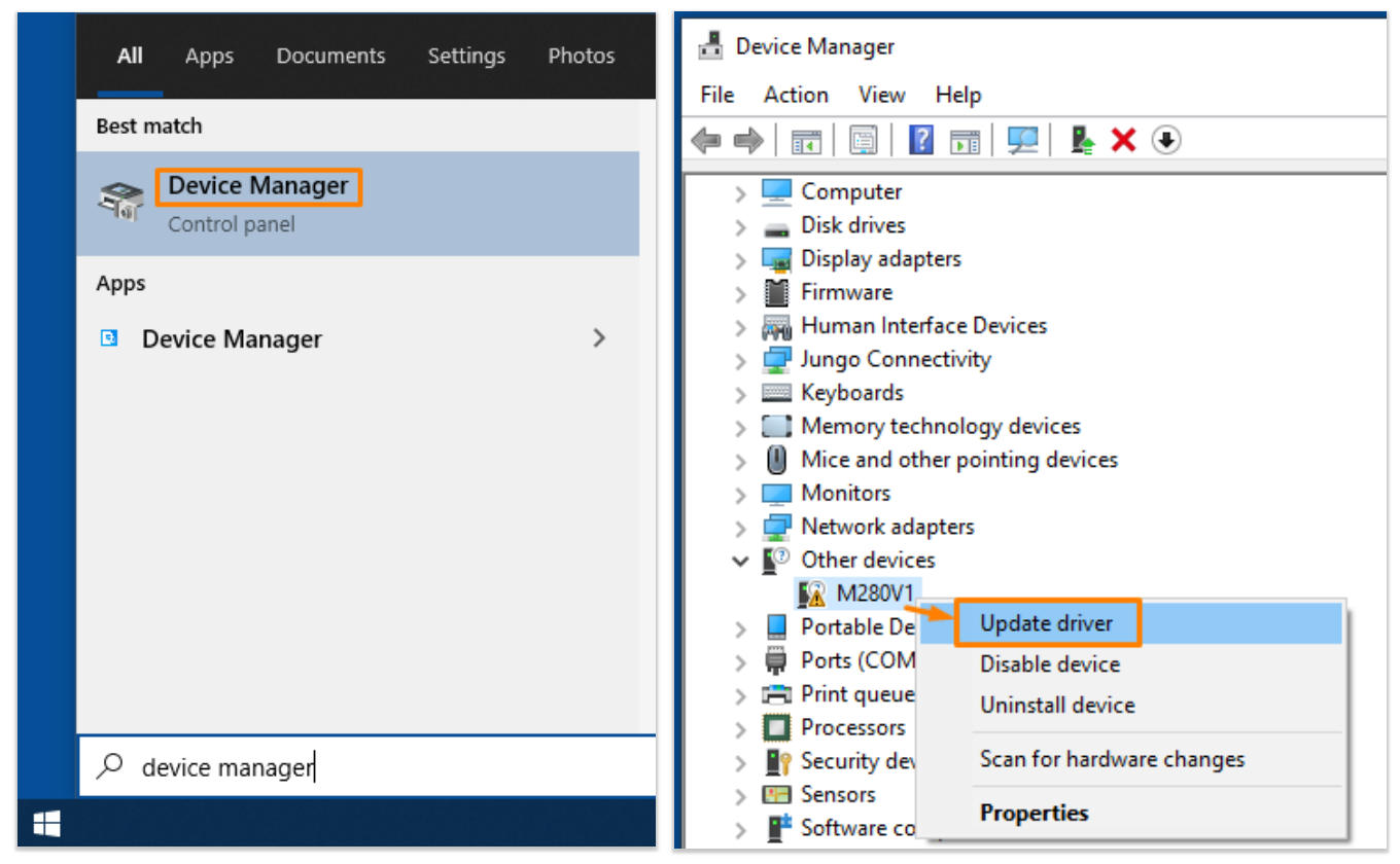 E-seek M280 Image and Barcode Driver Installation Guide