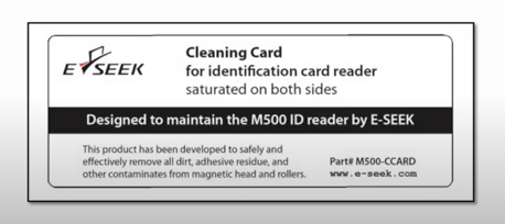 How do I clean the E-Seek M500?