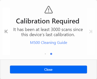How do I know when M500 maintenance is needed?