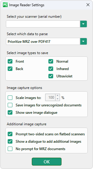 How do I connect my scanner to ParseLink?