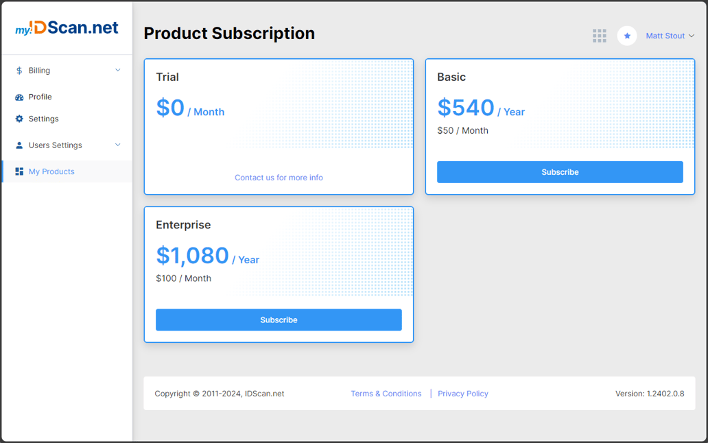 How do I sign up for a new ParseLink subscription?