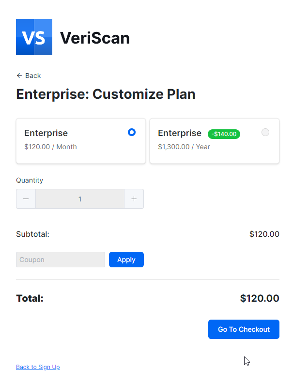How do I subscribe to VeriScan?