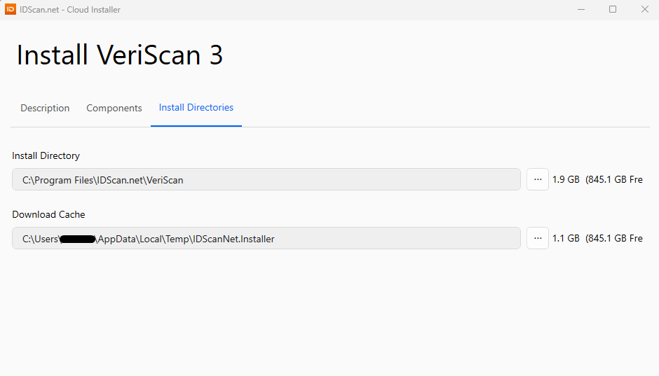 Installing and updating VeriScan with the cloud installer