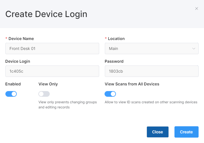 How do I set up devices in the portal?