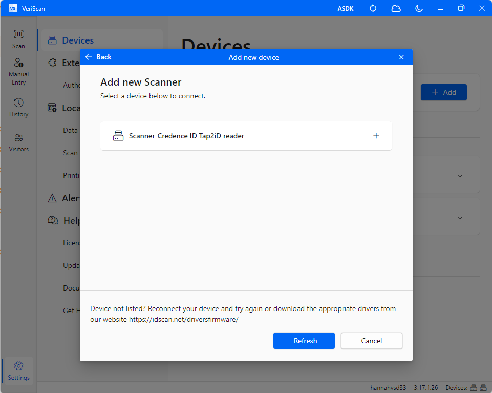 How do I read mobile IDs with VeriScan for Windows?